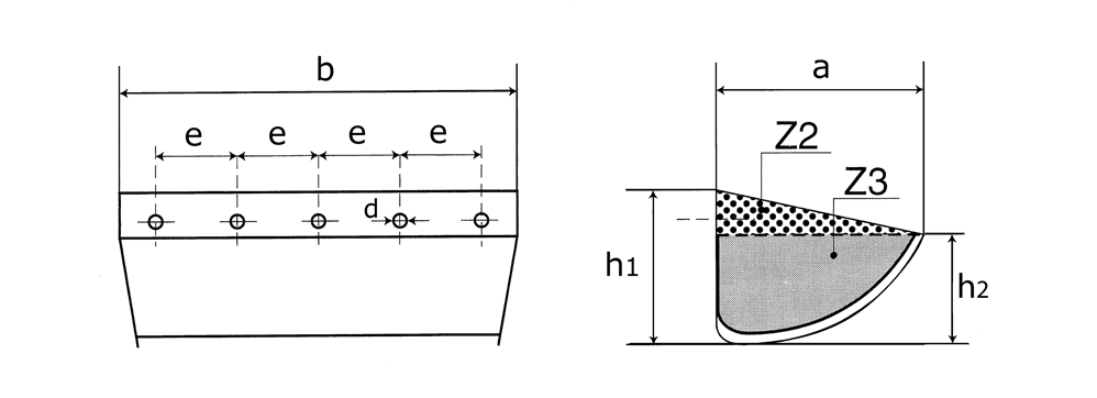 Welded Claus elevator bucket - Bechtel Conveyor Components and Solutions